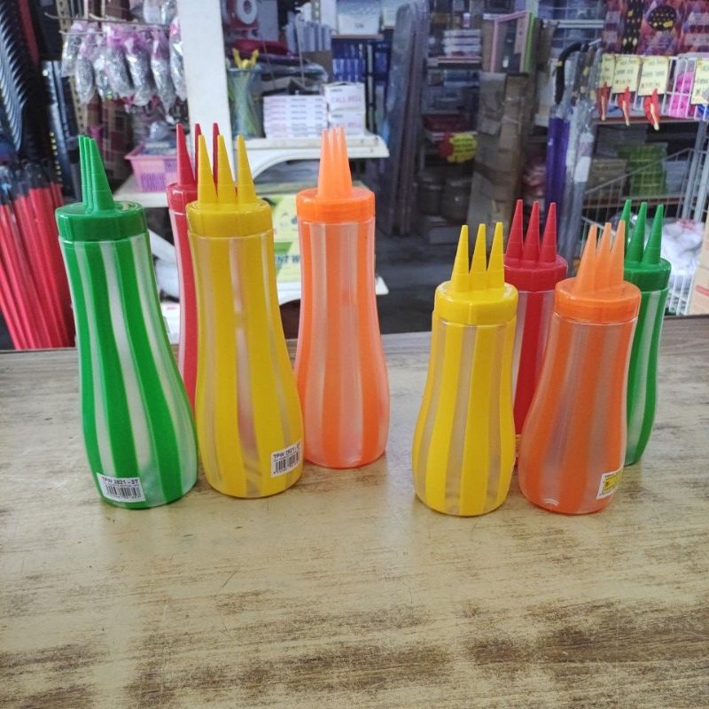 Botol Roti Jala 3/5 Lubang/Botol Kicap/Botol Roti Jala Jelita/Tiub Roti ...