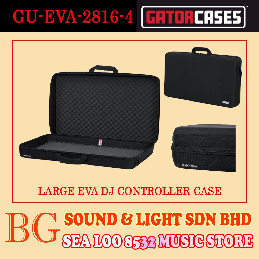 PIONEER DJ CASE FOR DDJ800 / DDJ1000 GATOR GU-EVA-2816-4 LARGE EVA DJ CONTROLLER CASE ...