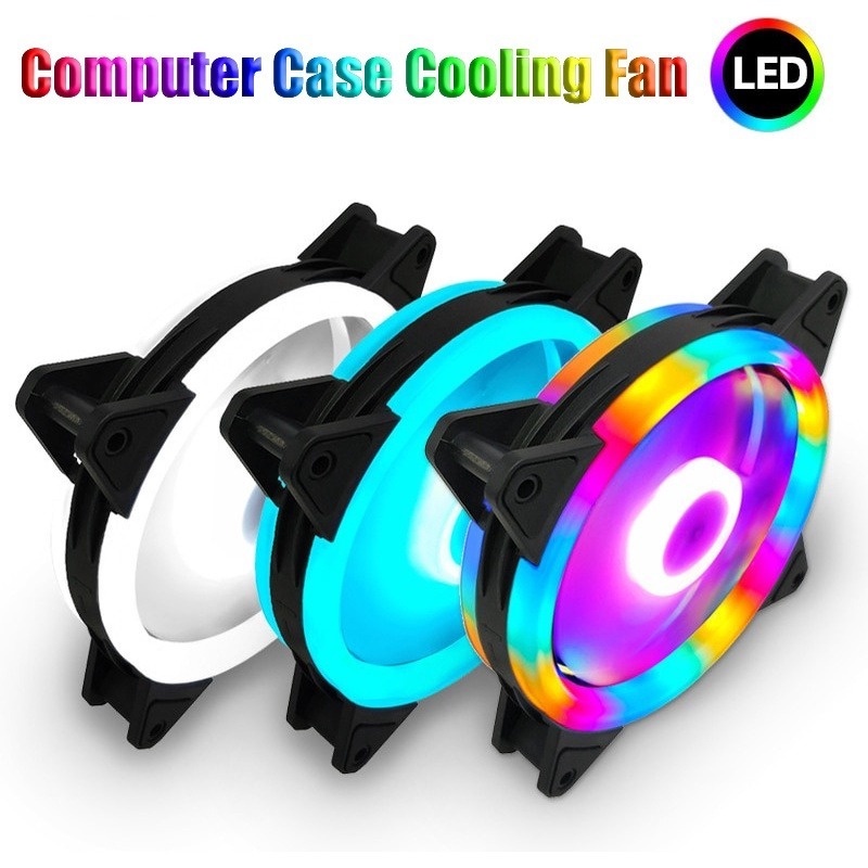 Computer CPU Case Cooler Fan 120mm Cooling Fan Molex 3PIN Color ...