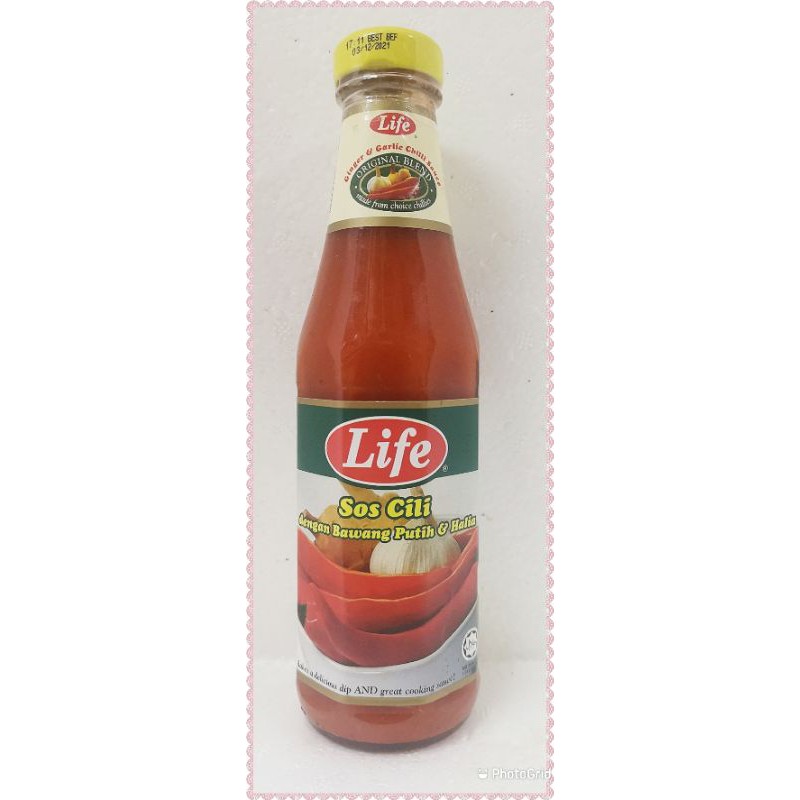 LIFE SOS CILI DENGAN BAWANG PUTIH & HALIA(320gram) | Shopee Malaysia