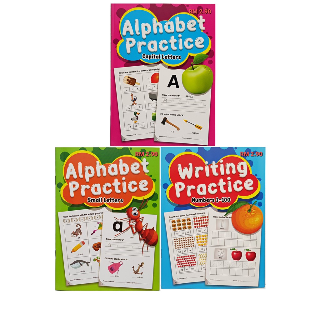 [MIND TO MIND] Alphabet Writing Practice - CAPITAL LETTERS / small ...