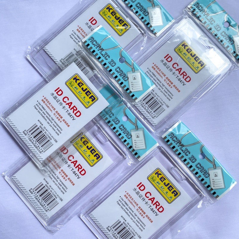 Cheese ID Card / Acrylic ID Card / Photocard Holder | Shopee Malaysia