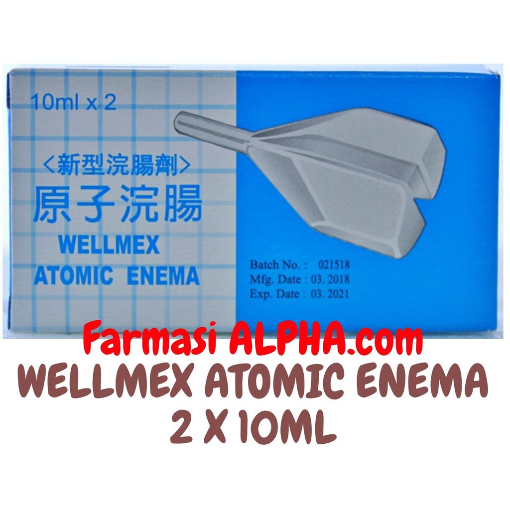 Welmex Atomic Enema 2 x 10ml (Children) | Shopee Malaysia