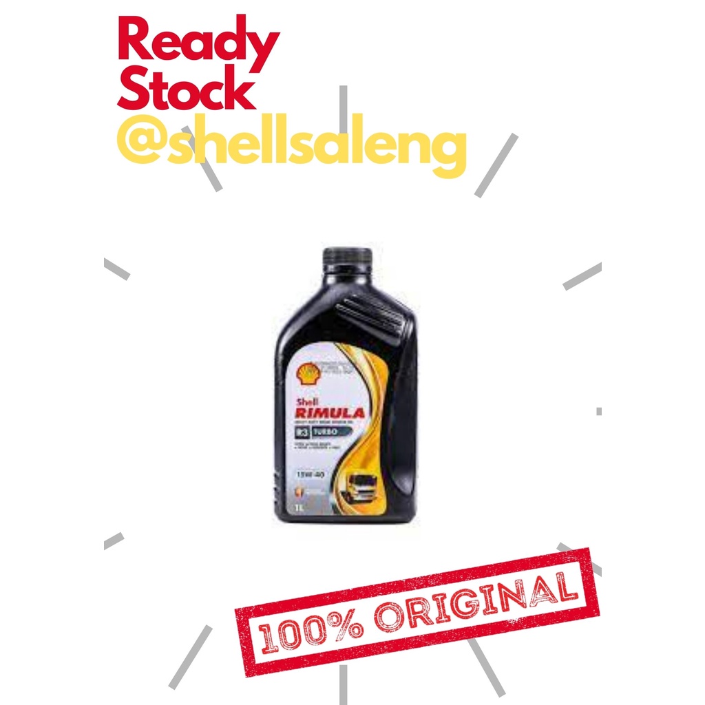 Shell Rimula R3+ SAE-40 1L Minyak Hitam Lori Diesel | Shopee Malaysia