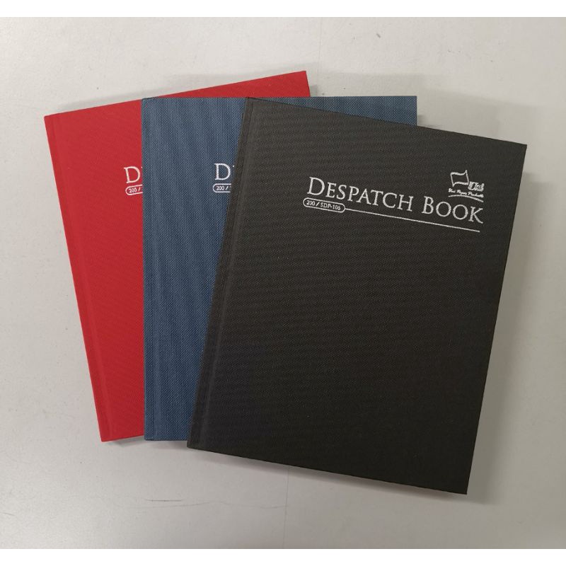 Despatch book 200pgs daily use/ buku dispatch hard cover kualiti ...