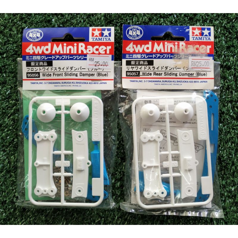 ORIGINAL TAMIYA WIDE FRONT & REAR SLIDING DAMPER SET (BLUE) | Shopee ...