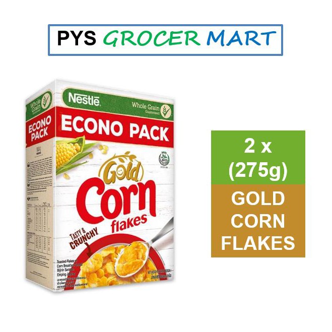 Nestle Corn Flakes🌽 Breakfast Cereal 🥣 (2 x 275g) | Shopee Malaysia