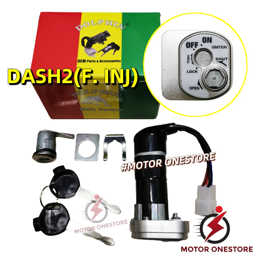 HONDA DASH 2 FUEL INJECTION MAIN SWITCH KUNCI SET DEPAN BELAKANG ...
