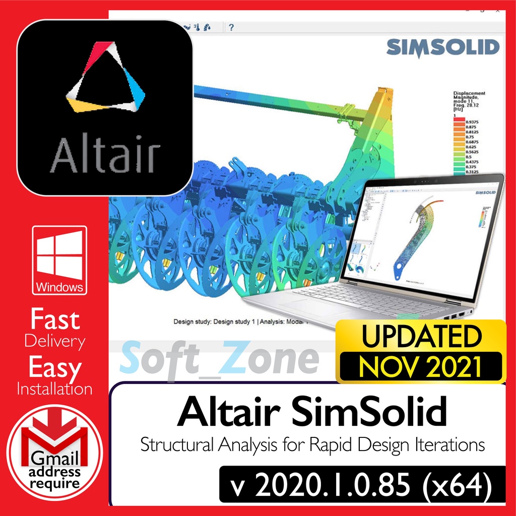 Altair SimSolid 2021.1.1 - Structural Analysis for Rapid Design ...