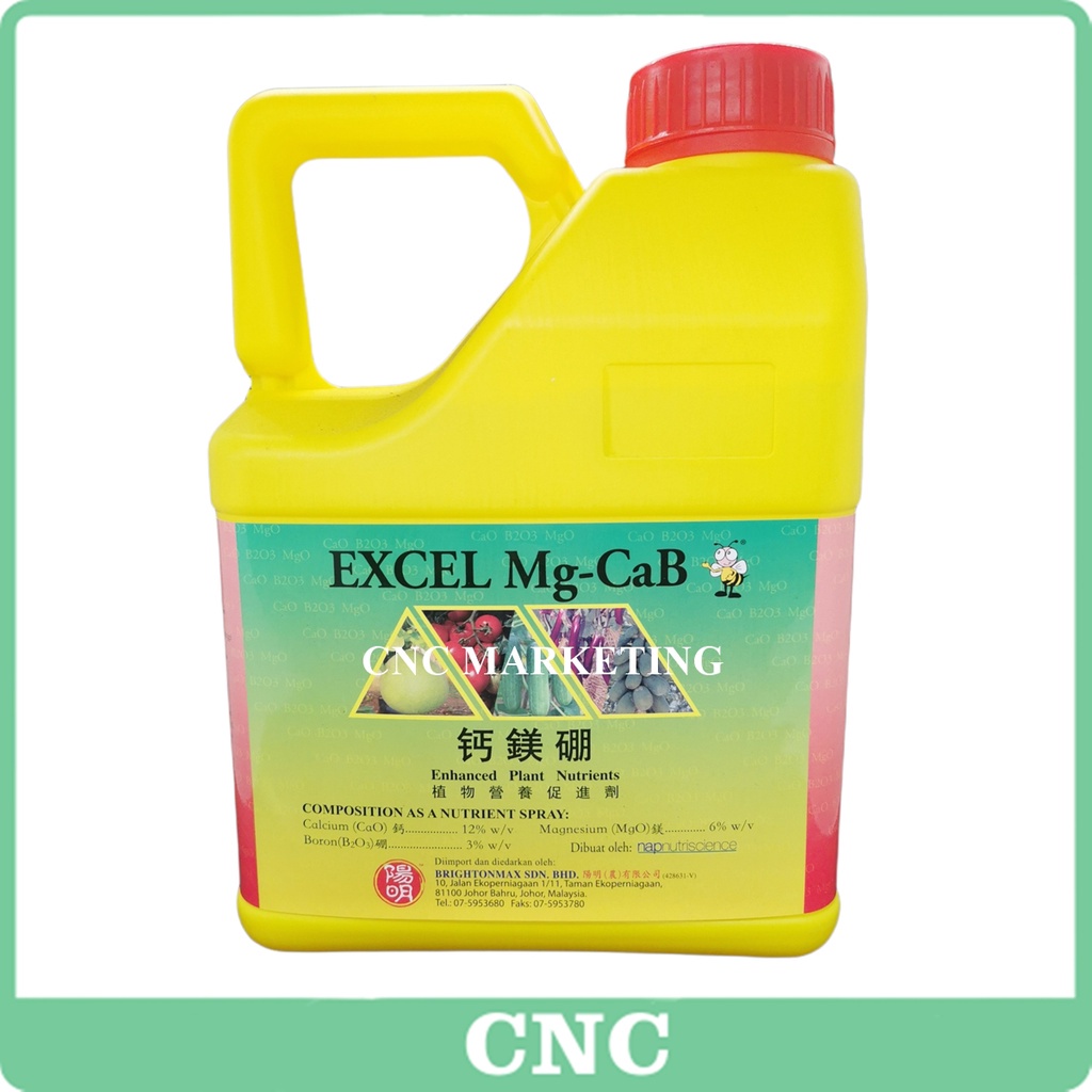 4L Excel Mg-CaB Baja Air Calcium Boron Magnesium Foliar Fertilizer ...