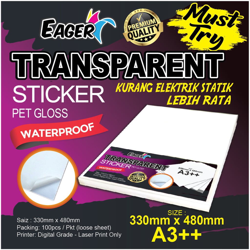 Buy sticker transparent Online With Best Price, Jun 2026 | Shopee Malaysia