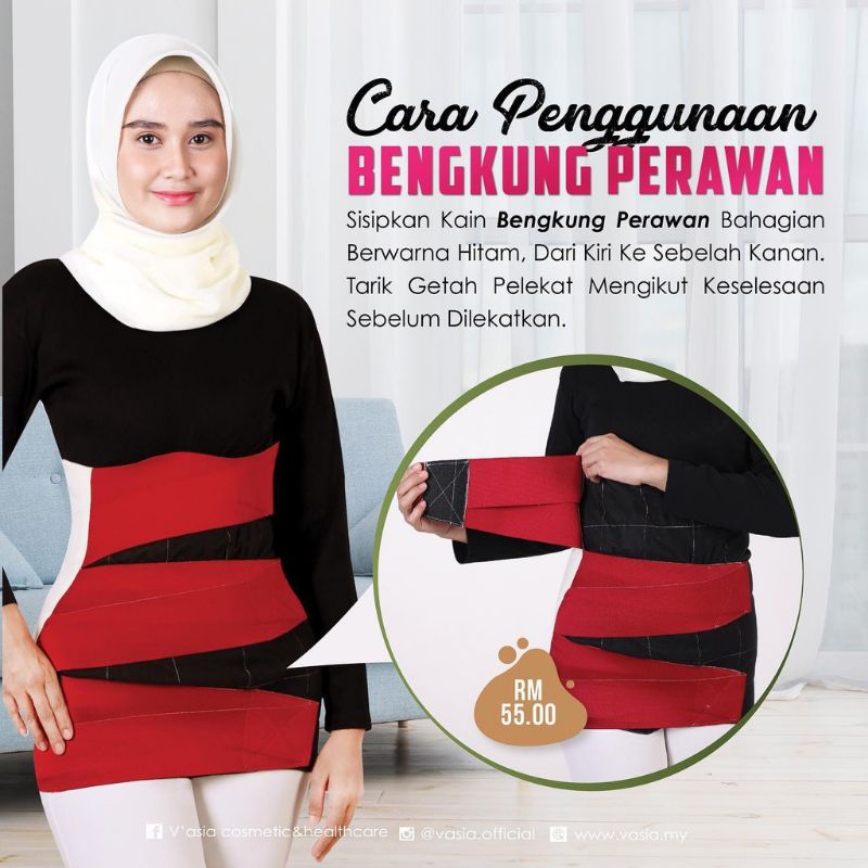 V'Asia Bengkung Perawan Untuk Ibu Bersalin Dengan Getah Pelekat Strap ...