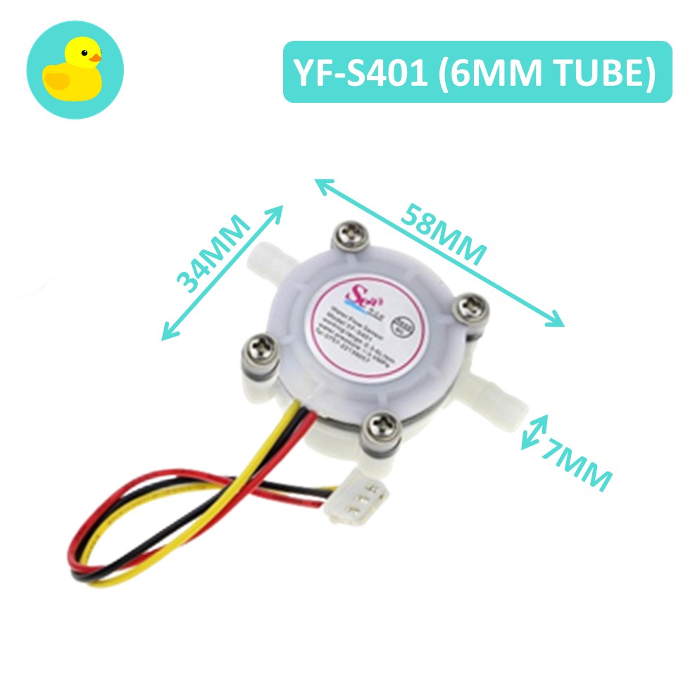 YF-S201 / YF-S401 Water Flow Speed Sensor | Shopee Malaysia