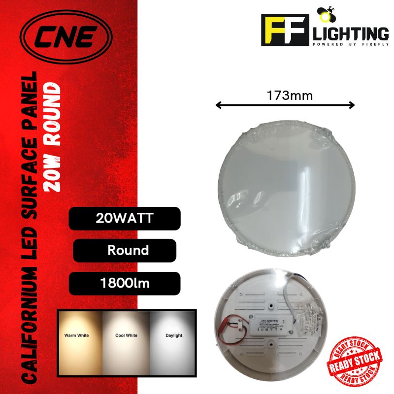 【🔥READY STOCK🔥】FFL 20W Californium LED Surface Downlight (Square/Round ...