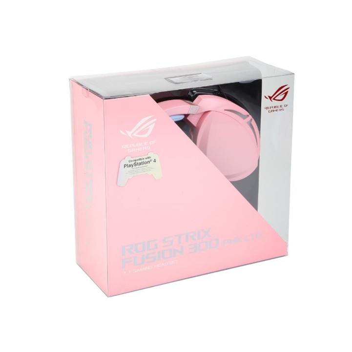 (LIMITED EDITION PINK) ASUS ROG STRIX FUSION 300 7.1 HEADSET | Shopee ...