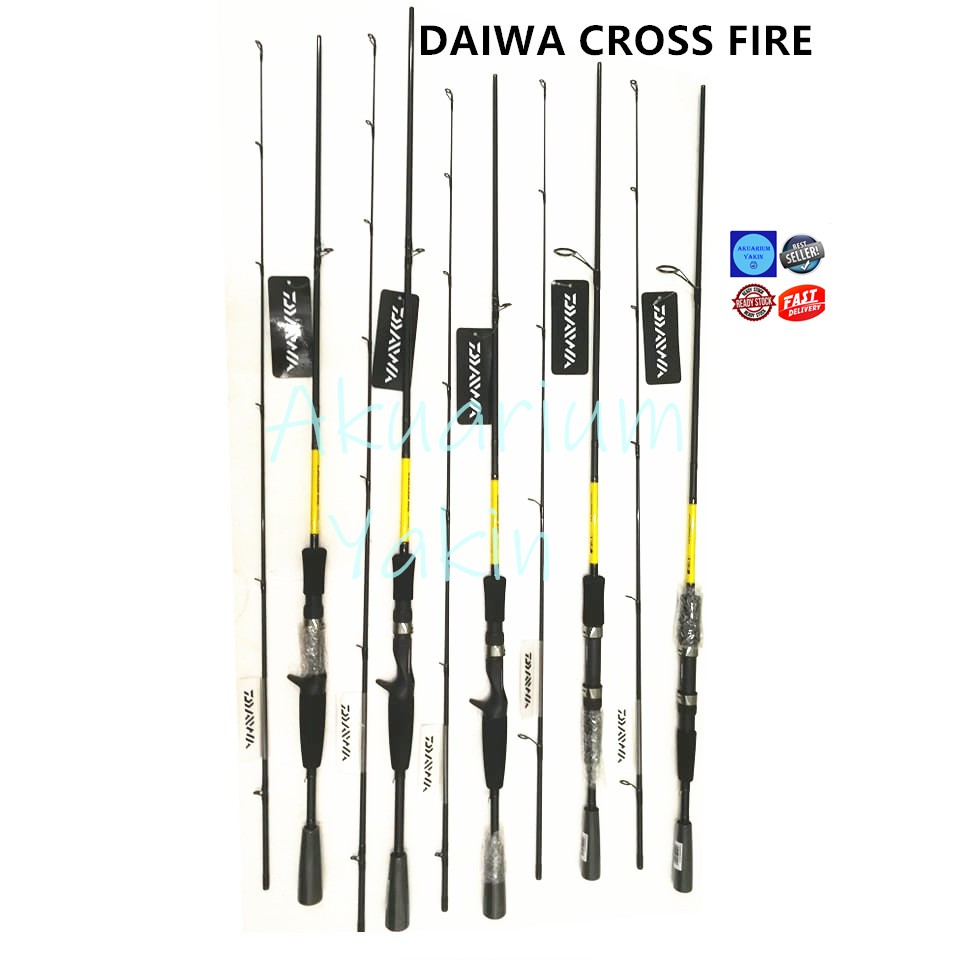 4077 DAIWA CROSSFIRE CASTING ROD CASTING / SPINNING MADE IN VIETNAM CROSS FIRE | Shopee Malaysia