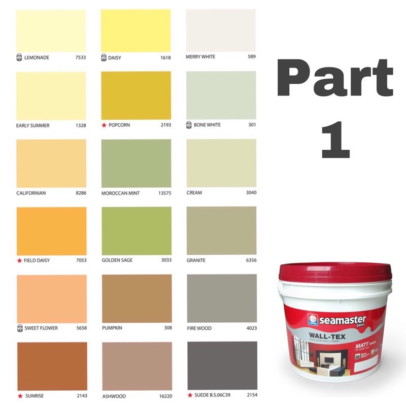 Seamaster Wall-Tex Emulsion Paint 7700 - For Interior Wall Surface (7L ...