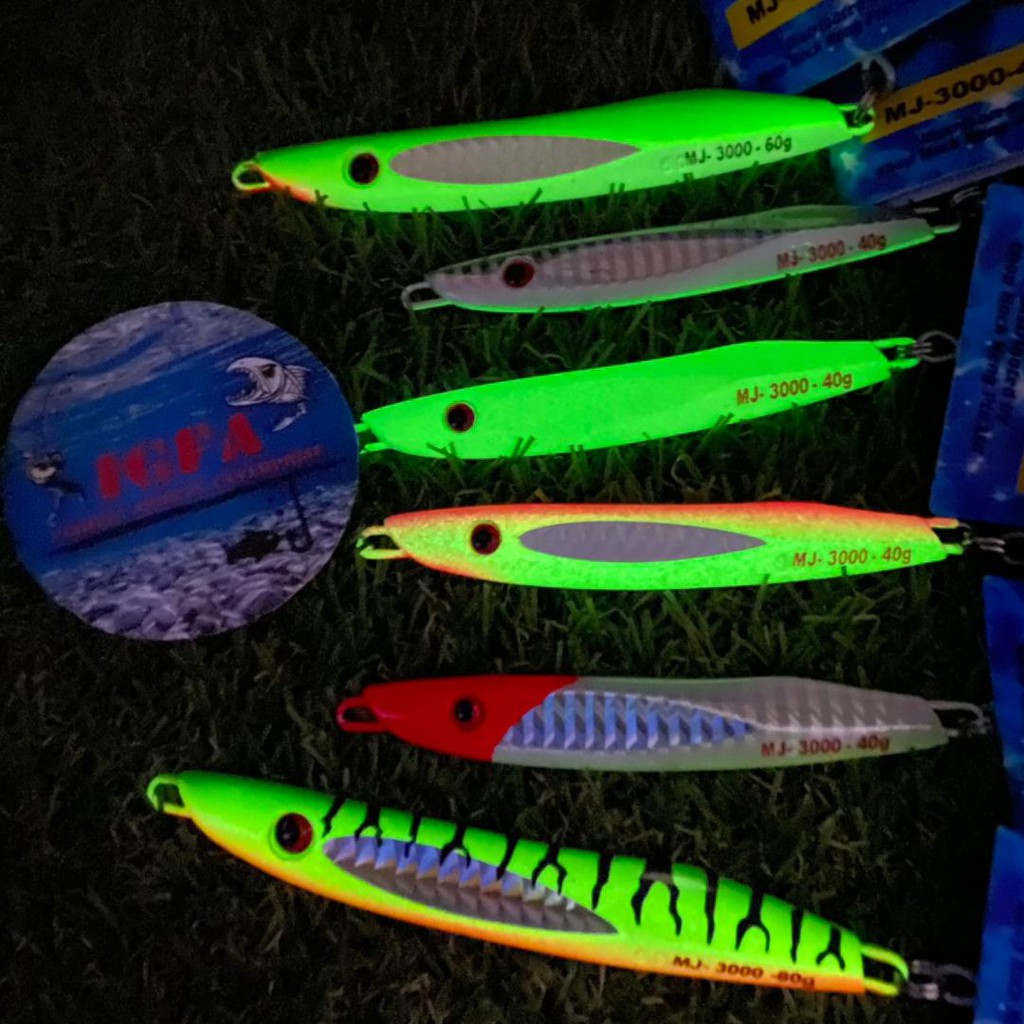 WHITE RABBIT JIG MJ-3000 Jig 40G Jig 60G Jig 80G Jig 100G Jigging Bait ...