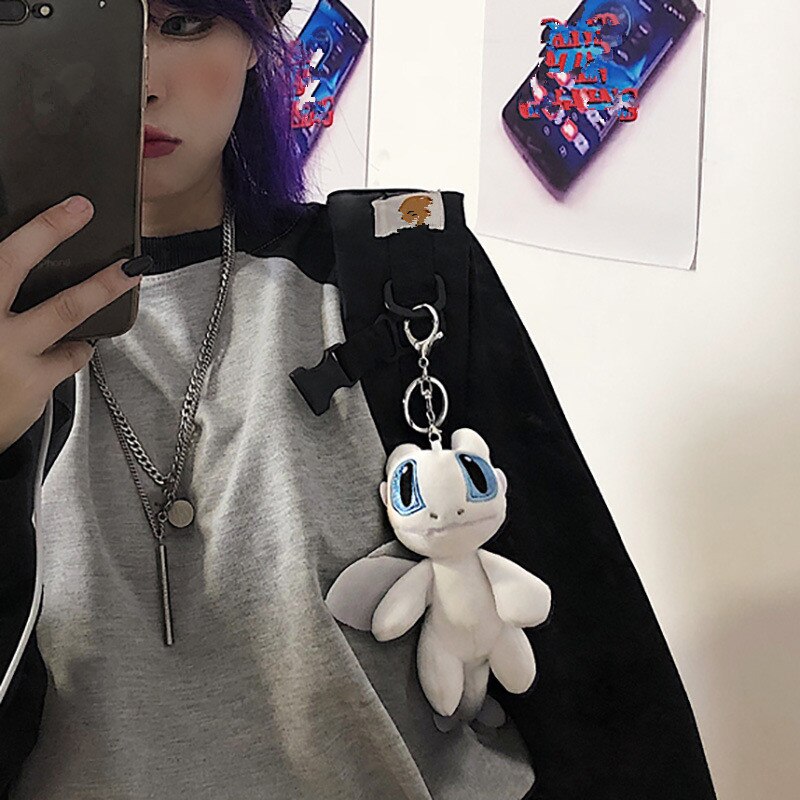 How to Train Your Dragon Plush Toy Keychain Night Furious Dragon ...