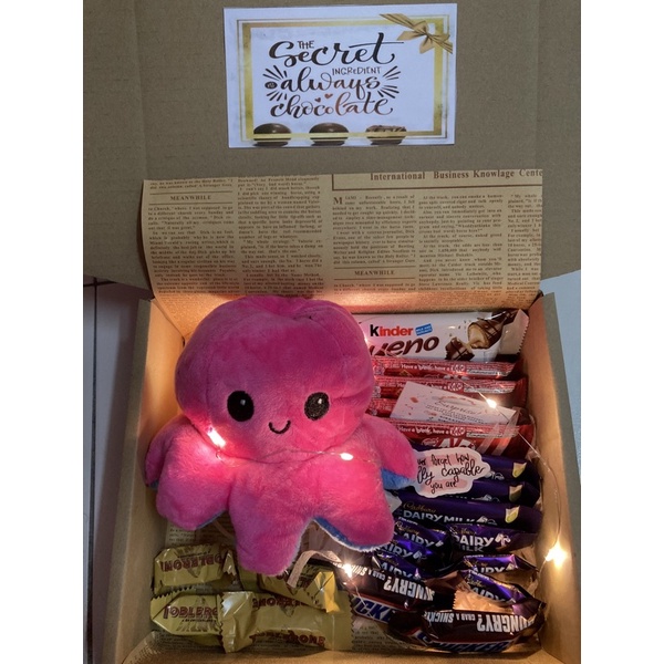READY STOCK-OCTOPUS Gift box/birthday surprise box/chocolate ...