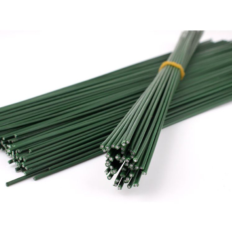 Floral Wire [White/Green] of Various Sizes for Flower Making and Craft ...