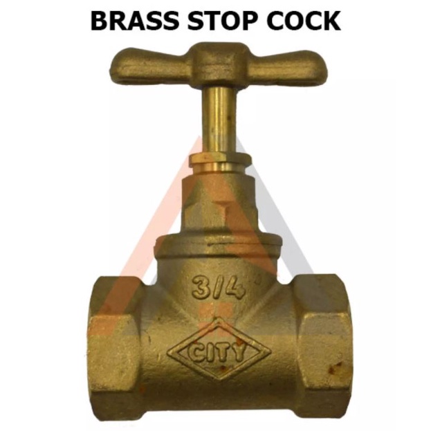 Brass Stop Cock Valve Water 3/4 INCH (20MM) | Shopee Malaysia