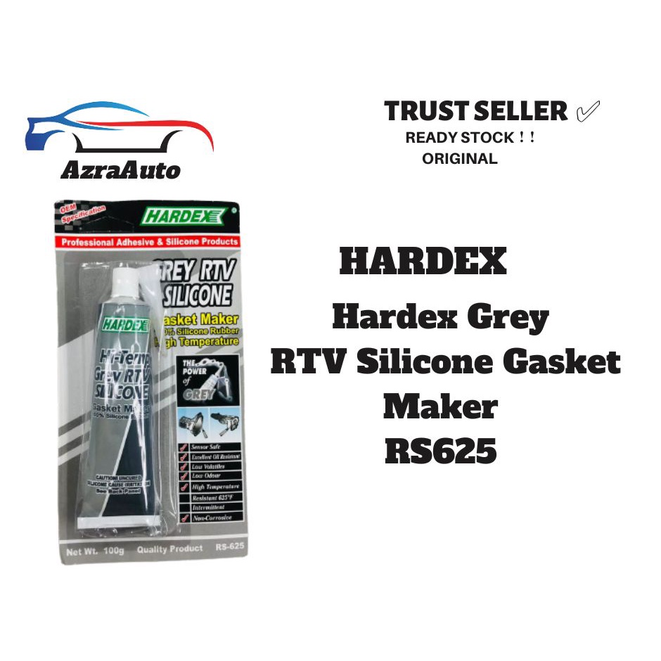 Hardex Grey RTV Silicone Gasket Maker RS-625 | Shopee Malaysia