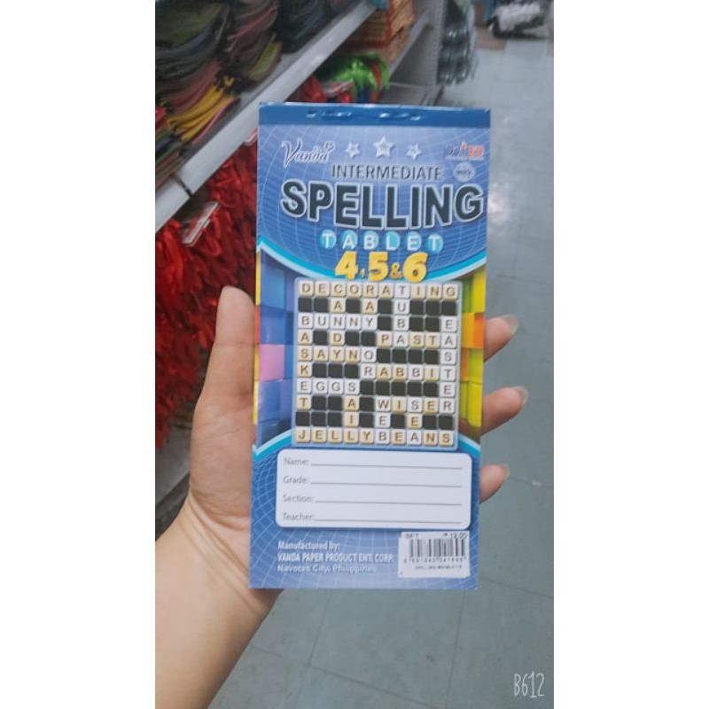 spelling booklet/tablet 4,5,6, | Shopee Malaysia