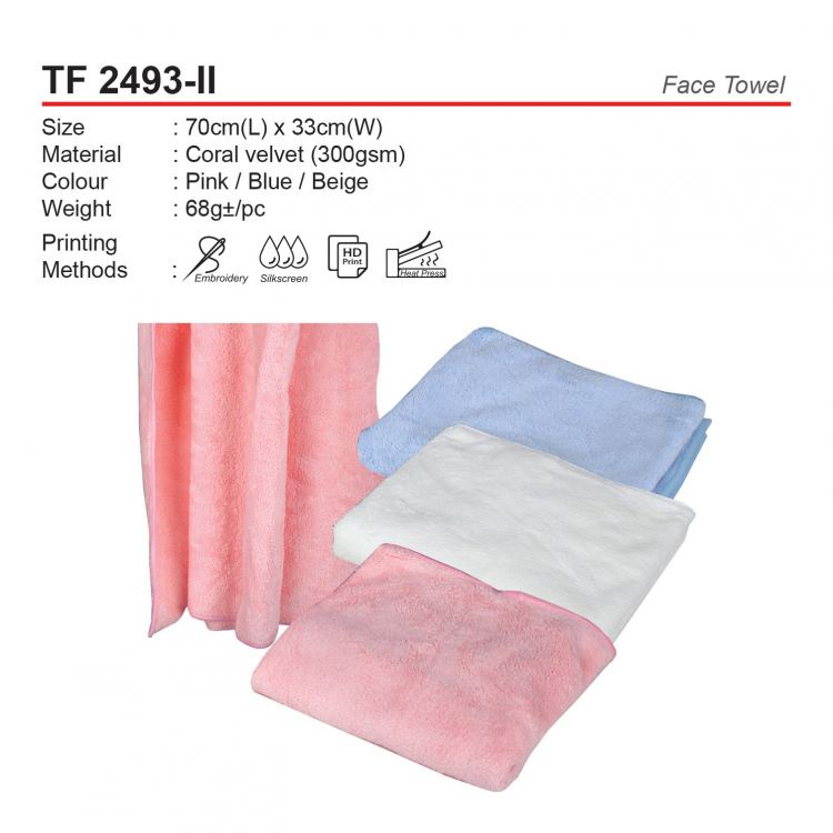 FACE TOWEL - TF 2493 / TF 2494 / TF 2495 | Shopee Malaysia