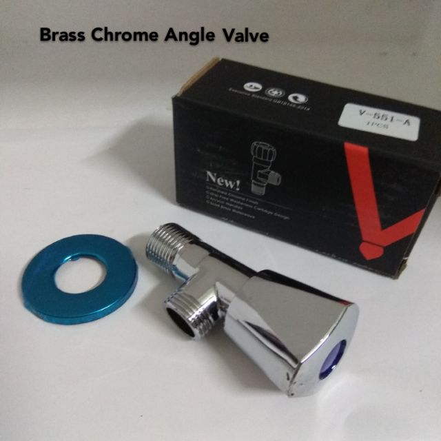 Brass Chrome Angle Valve 1/2" (15mm) | Shopee Malaysia