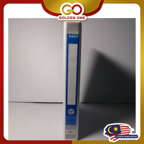 Alba Rado 25MM PVC 2D White Ring File A4/F4 Insert Binder P252D Fail ...