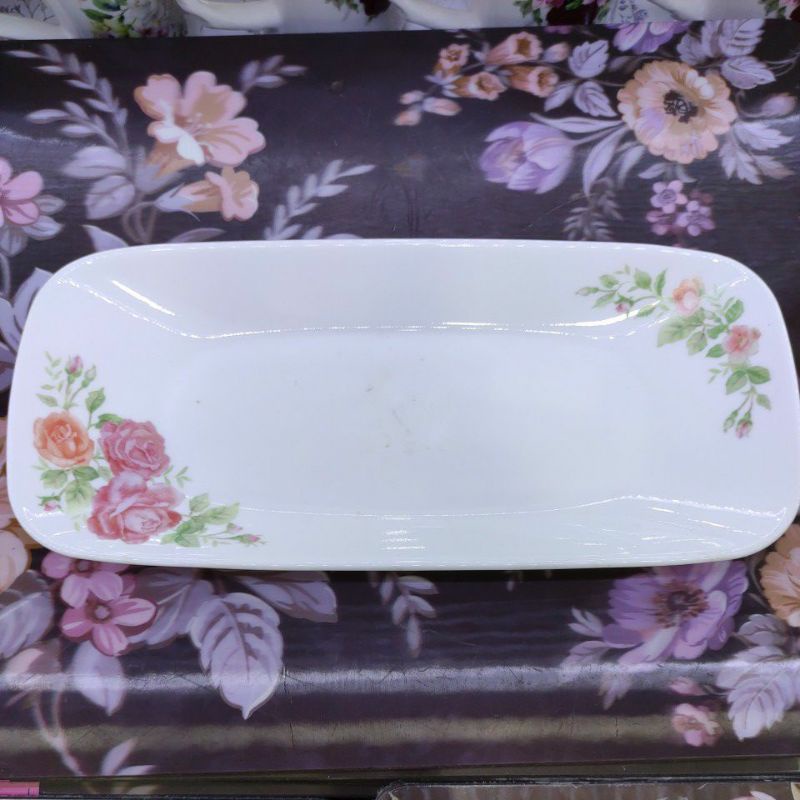 Corelle Fish Plate(Rosabelle) | Shopee Malaysia