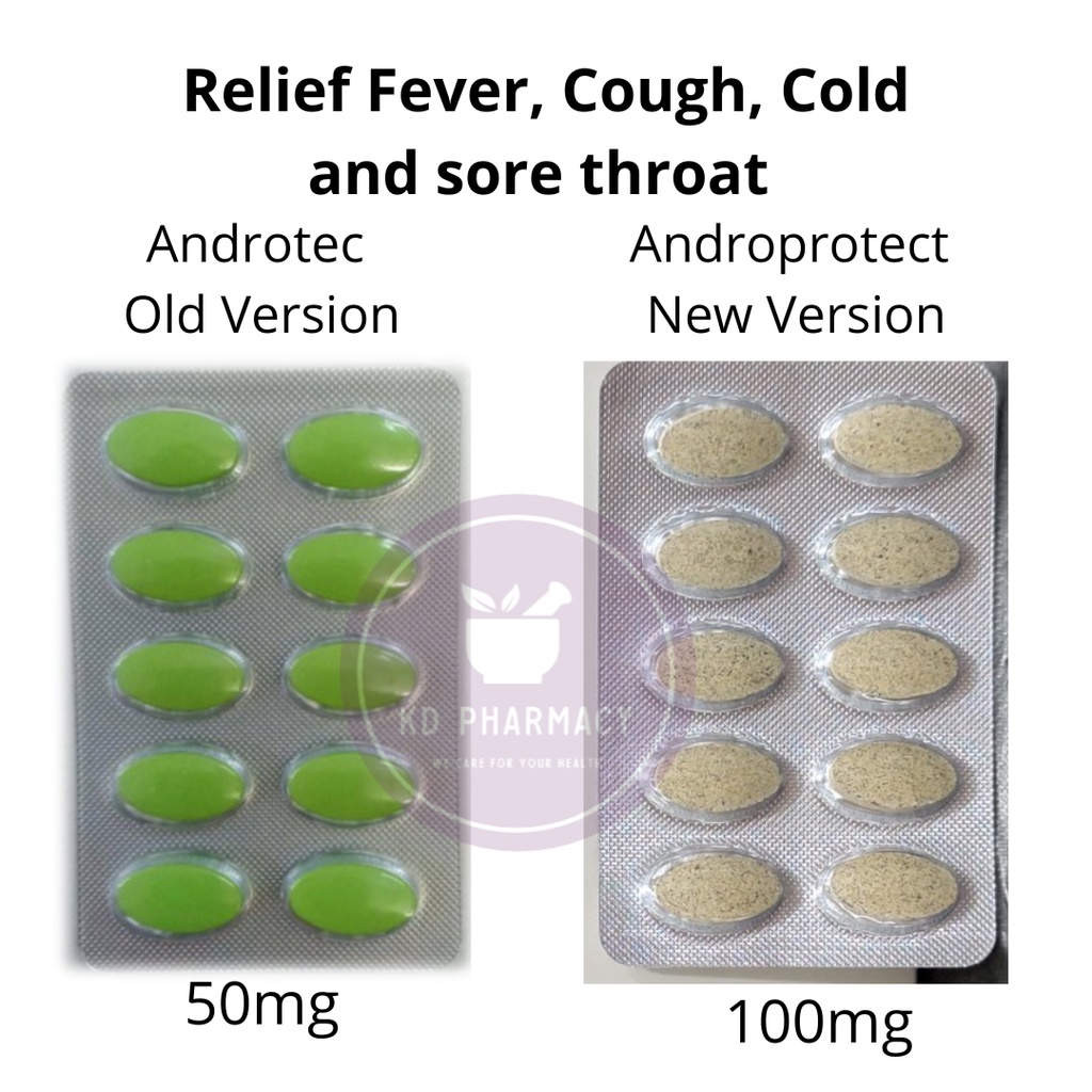 Androprotec / Androtec 100mg Andrographis Hempedu Bumi 穿心蓮 10's Untuk ...