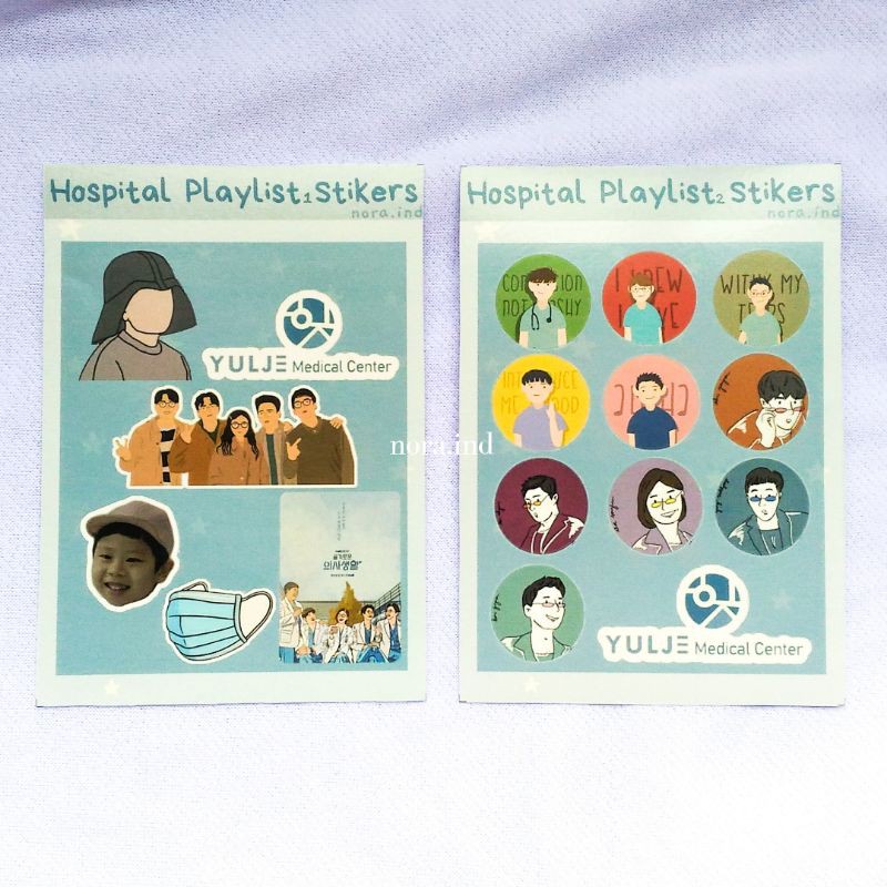 Hospital Playlist Sticker Set A6 Vinyl Kiss Cut (read description ...
