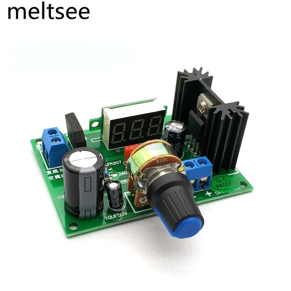 LED LM317 Step Down Power Supply Module Adjustable Voltage Regulator ...