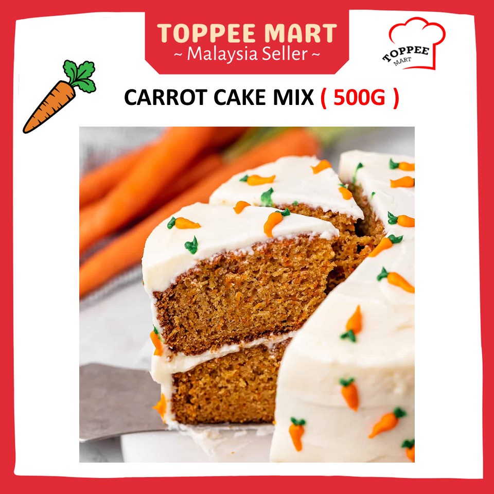 PREMIX - CARROT CAKE MIX 500G / Tepung Premix Cake Carrot | Shopee Malaysia