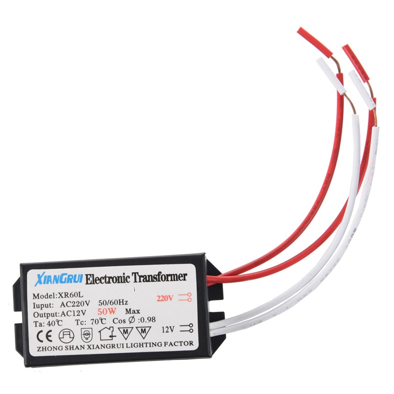 200-250V to 12V Halogen Light Electronic Transformer 50W | Shopee Malaysia