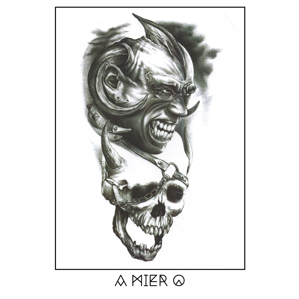 Temporary Tattoo - Skull Shout Suffer | Shopee Malaysia