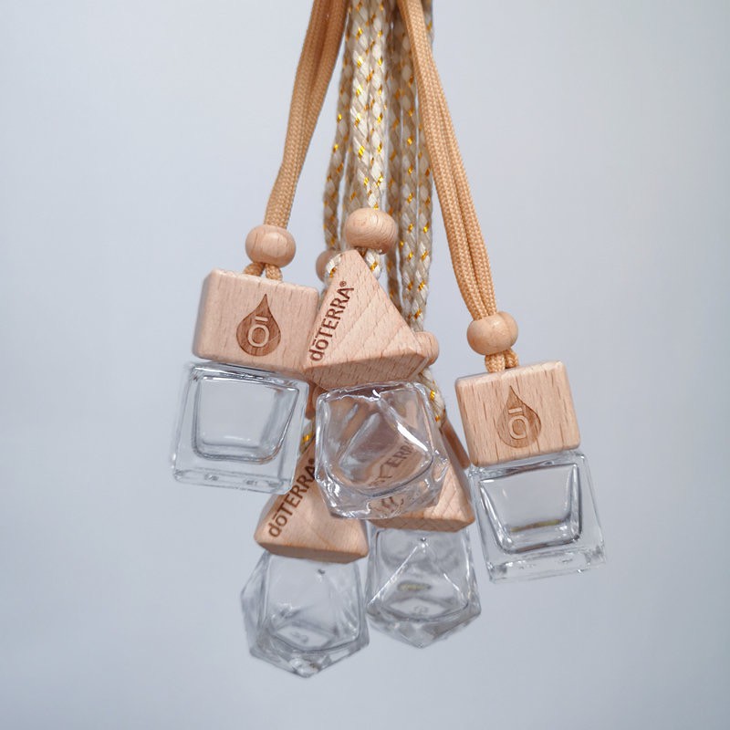 Doterra Car Essential Oil Bottle Aromatherapy Hanging Solid Wood Cap ...
