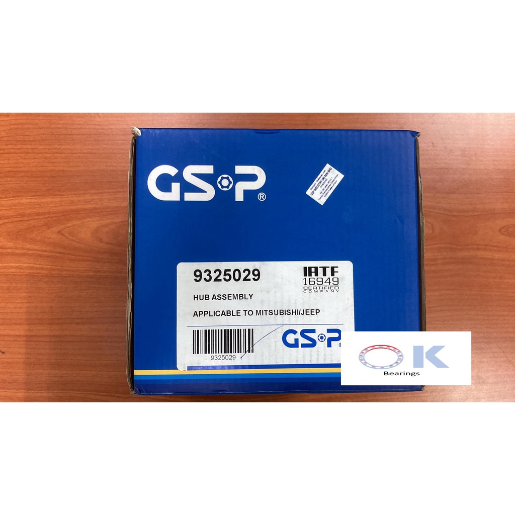 MITSUBISHI ASX 4WD 3785A009 REAR WHEEL BEARING - GSP BRAND | Shopee ...