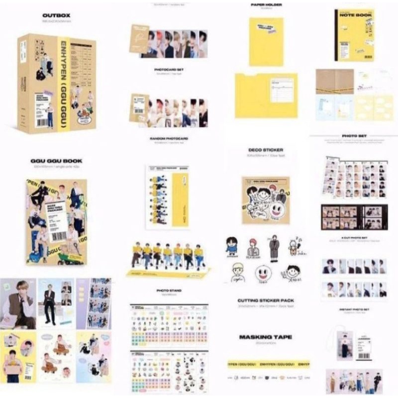 ENHYPEN 2022 GGU GGU PACKAGE (Loose) | Shopee Malaysia