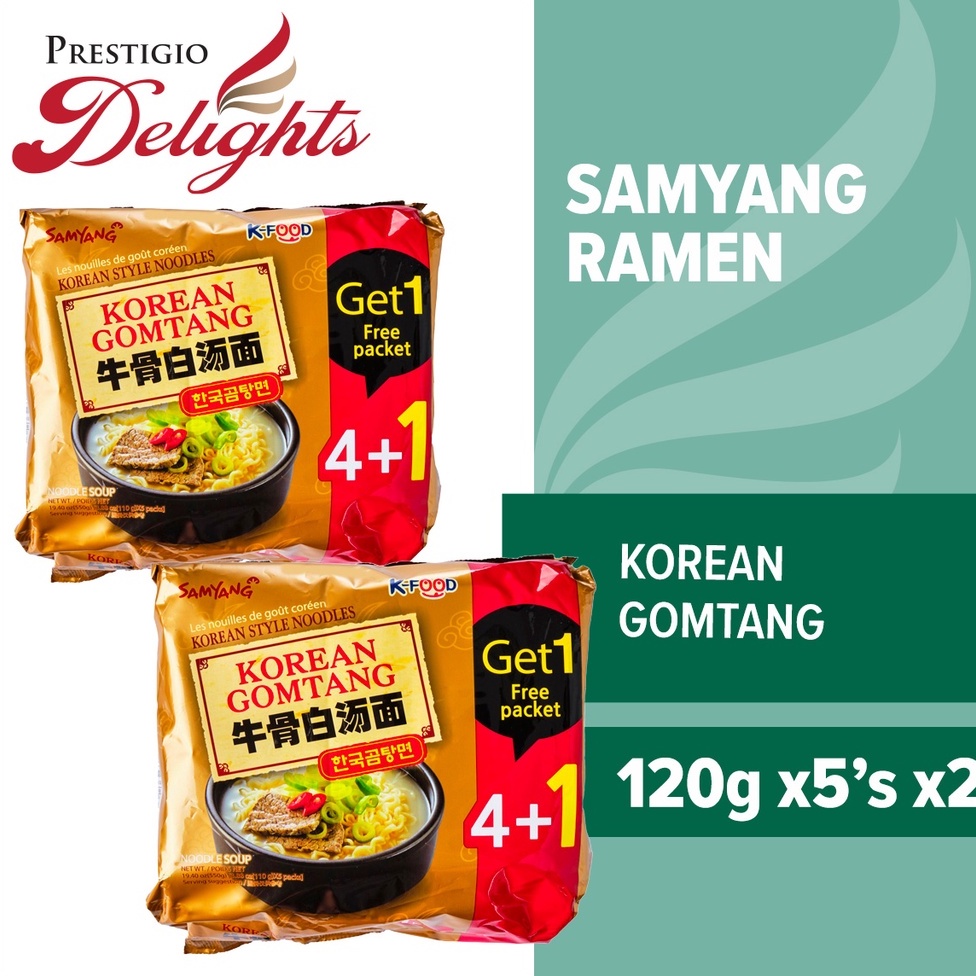 Samyang Korean Gomtang Ramen 120g x 5's Bundle of 2 | Shopee Malaysia