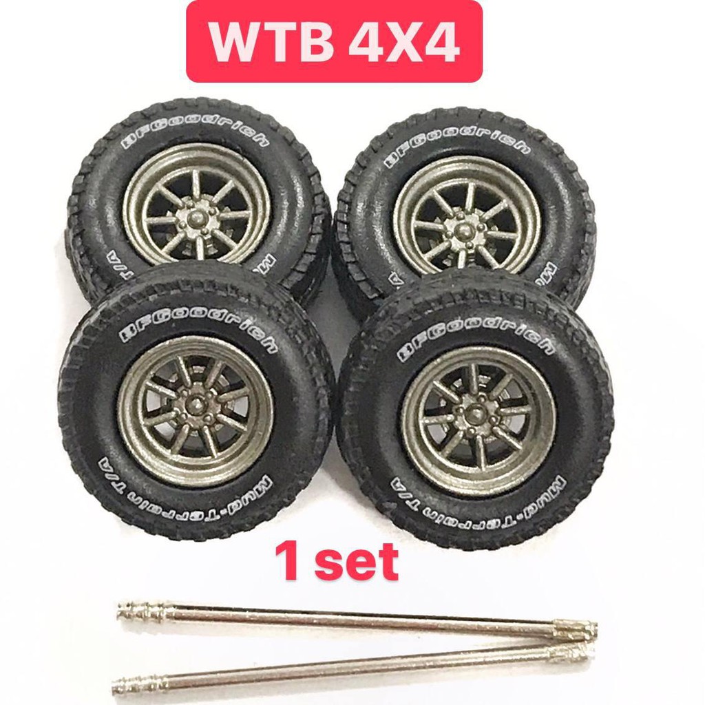 1:64 Off Road 4x4 Rubber Tyre Series with Long Axle for custom Hot ...