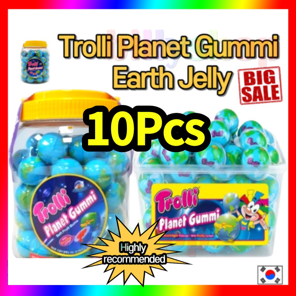 💥HOT SALES💥 Trolli Planet Gummi Earth Jelly / 10ea / Korea Best Seller ...