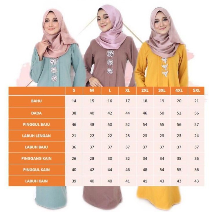blouse muslimah women blouse blouse plus size [ARISSA CLOSET] KEBARUNG ...