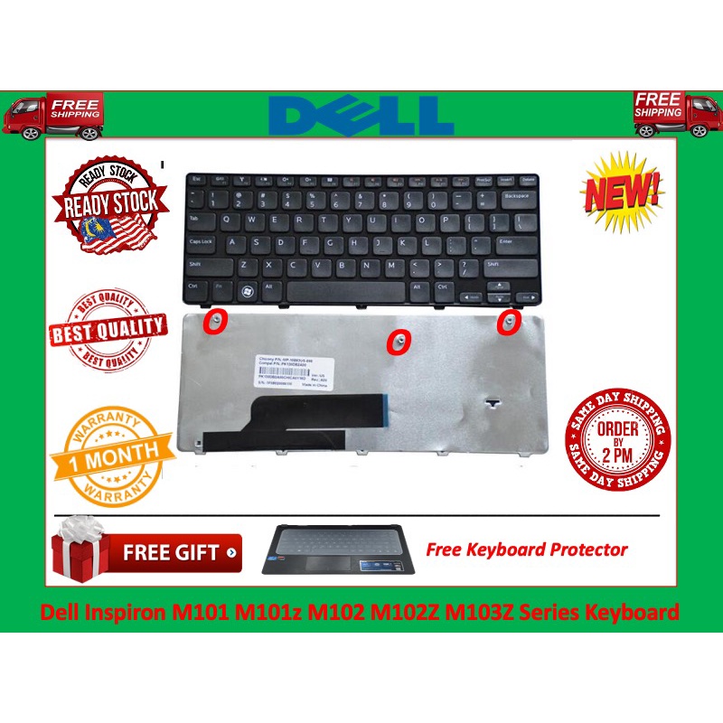 DELL INSPIRON M101C M101Z M101ZD M101ZR M102ZD MP-10B53US-698 MP ...