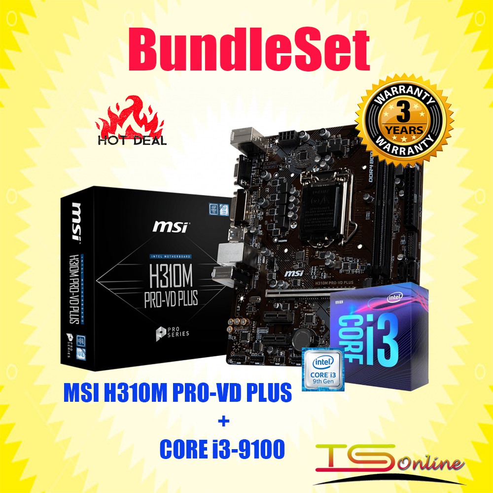 Intel Core I3 9th Gen I3-9100 / Core I3 10th Gen i3-10100 / Core I3 ...