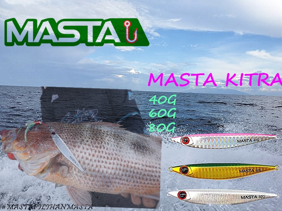 (READY STOK) MASTA KITRA JIG 40G / 60G / 80G KILLER GT TENGGIRI RUAN ...