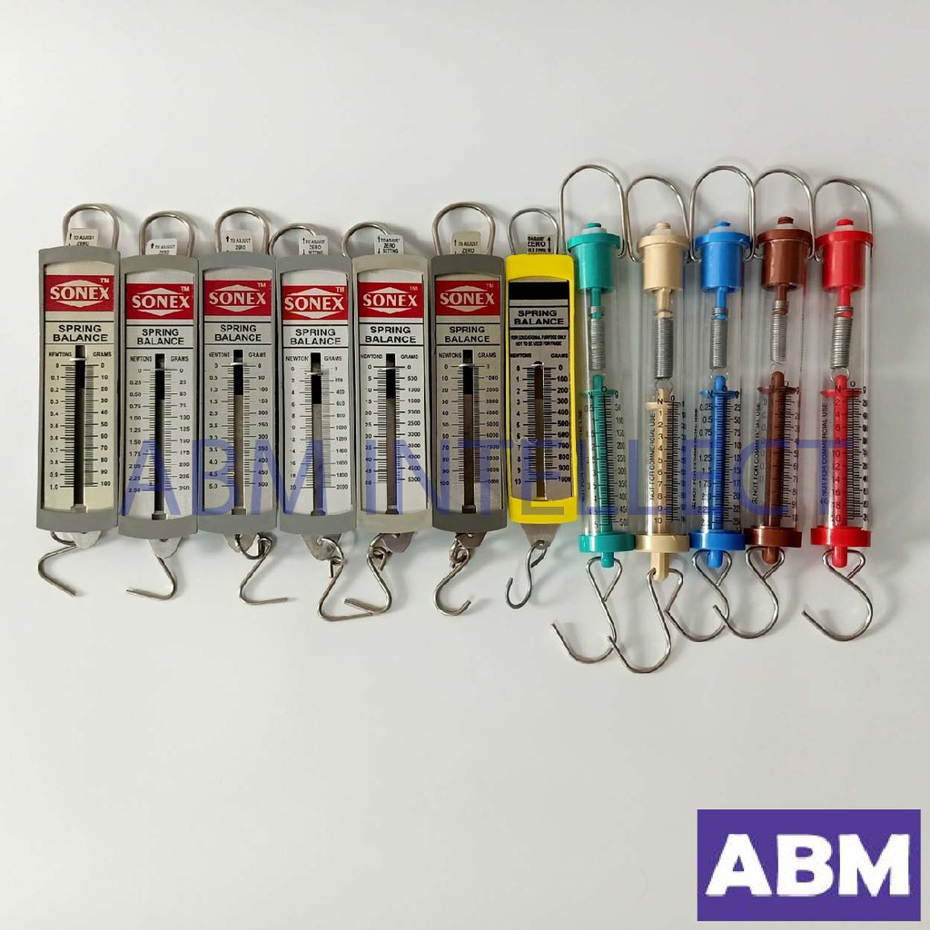 Spring Balance Flat Form / Round Clear Tube Type 1N / 2.5N / 5N / 10N ...