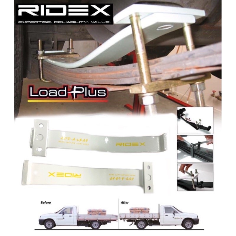 RIDEX 4X4 ADD A LEAF LOAD SPRING PLUS HELPER LEAF vigo revo rogue ...